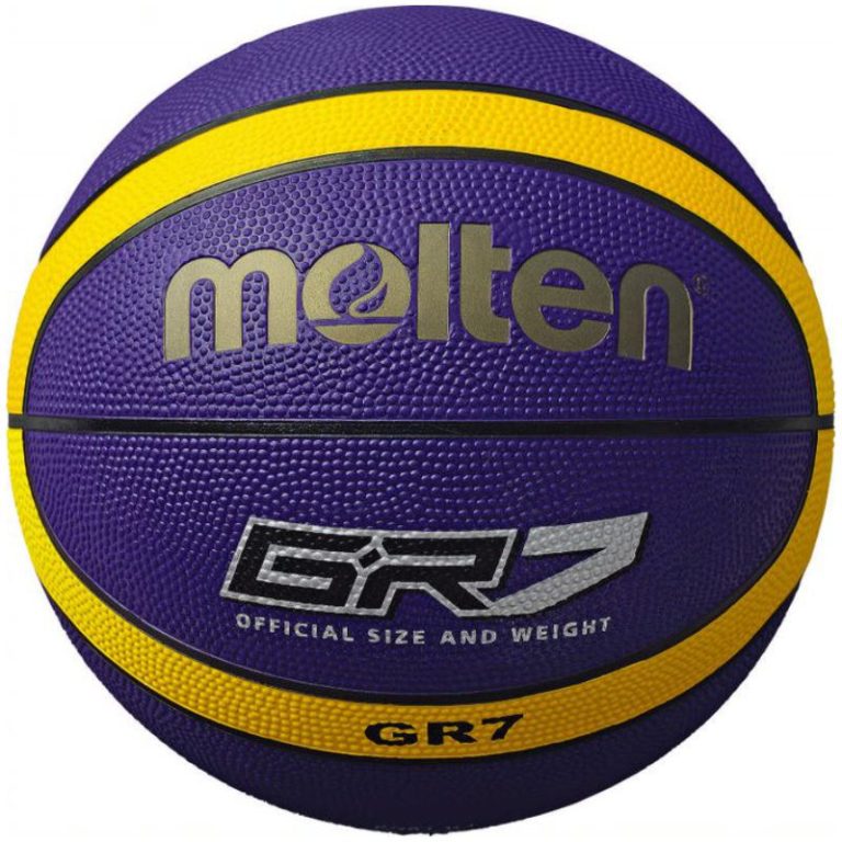 Molten Rubber Basketball Purple Yellow – RJM Sports