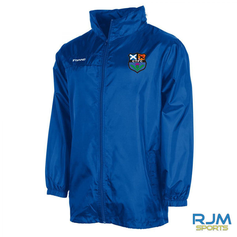 Callander Thistle FC Stanno Field All Weather Players Jacket Royal ...