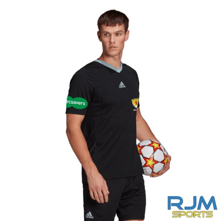 SFA Adidas Referee 22 Short Sleeve Jersey Black – RJM Sports